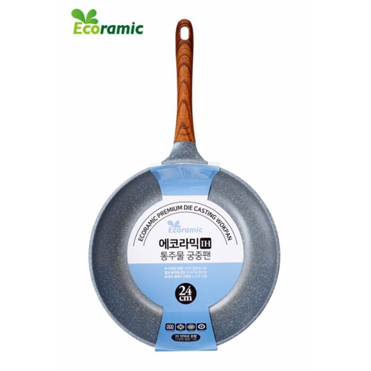 Korean Ecoramic Stone Cast Pan size 20cm | Shopee Malaysia