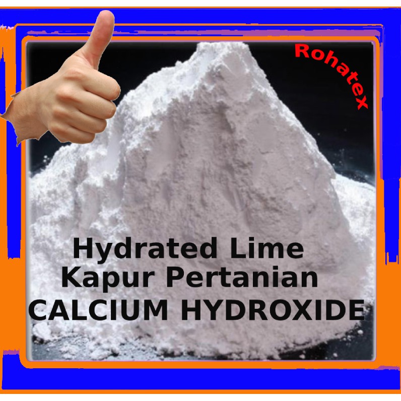 KAPUR PERTANIAN/ SOIL STABILIZER/ HYDRATED LIME/100g/ Untuk Control ...