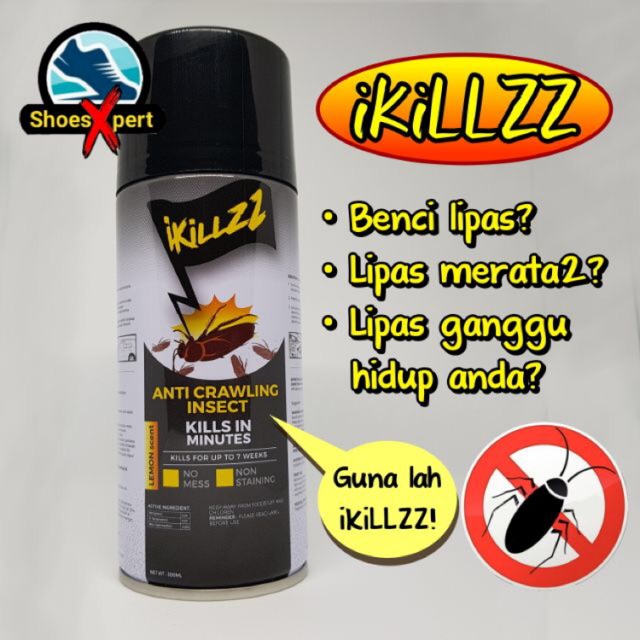 🔥 IKILLZZ - Spray Lipas VIRAL!!! 🔥🔥 | Shopee Malaysia