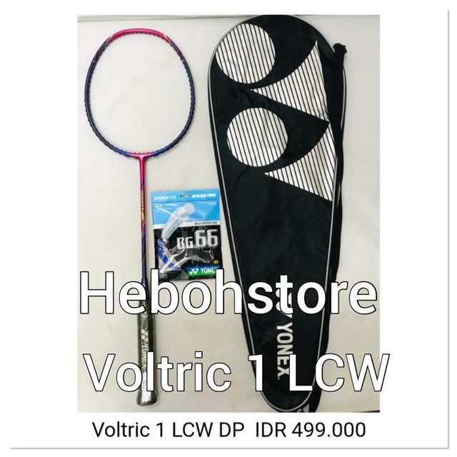 Free Installation of YONEX VOLTRIC 1 LCW Badminton Racket SET + Bag ...