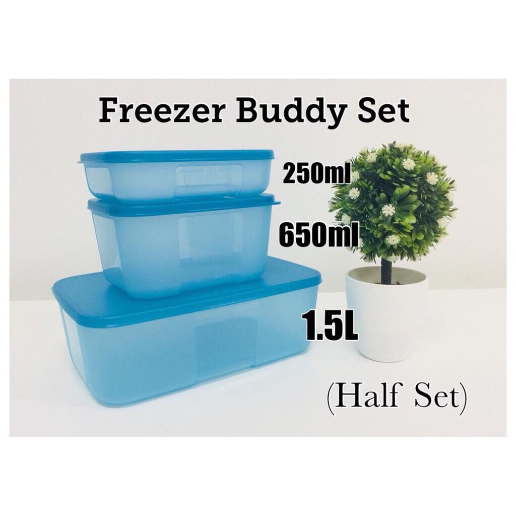 SINGLE COMBO Tupperware Freezer mate set 3pcs | Shopee Malaysia