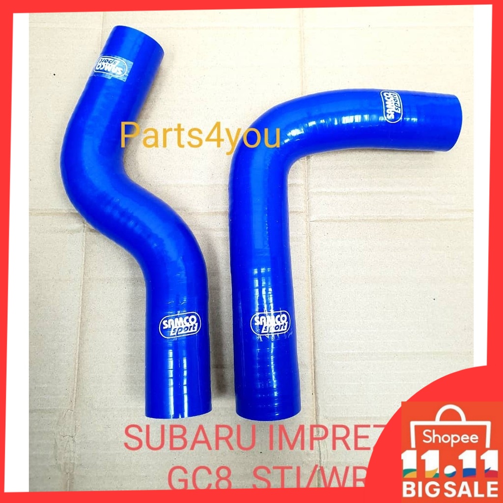 SUBARU IMPREZA GC8 GF8 STI EJ20 WRX RADIATOR HOSE TOP + BOTTOM SAMCO ...