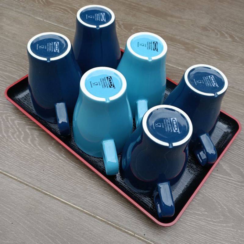 Original IKEA Mug 6pcs | Shopee Malaysia