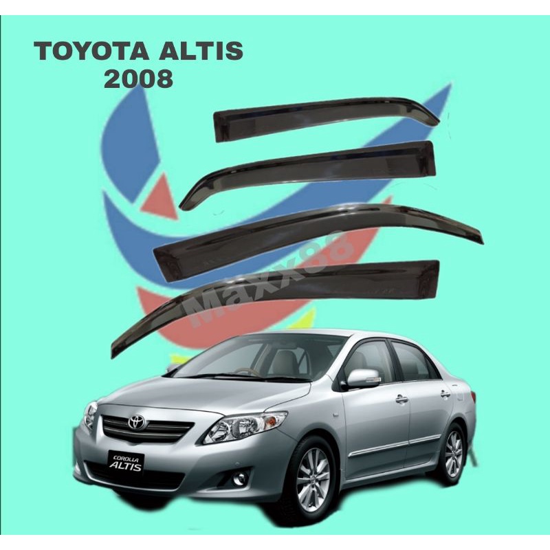 TOYOTA ALTIS 2008YEAR DOOR VISOR BUANTAN MALAYSIA | Shopee Malaysia