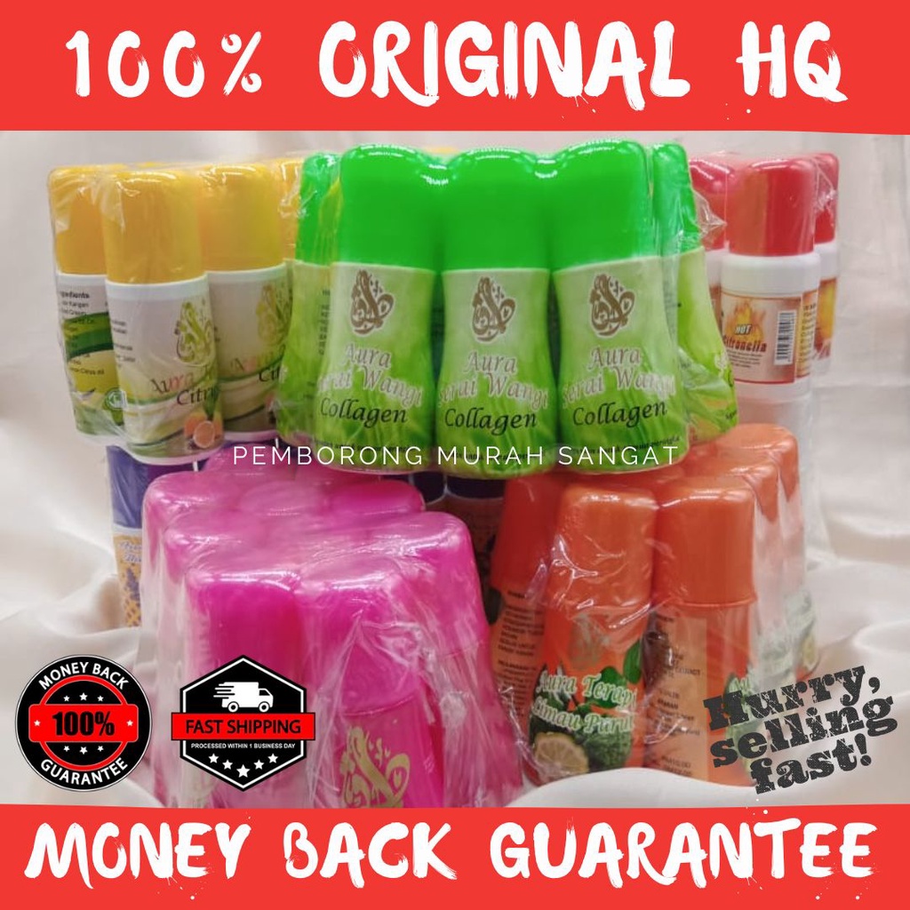 [ COMBO PACK 10 BOTTLES-READY STOCK ] AURA TERAPI COLLAGEN GELIGA EMBUN ...