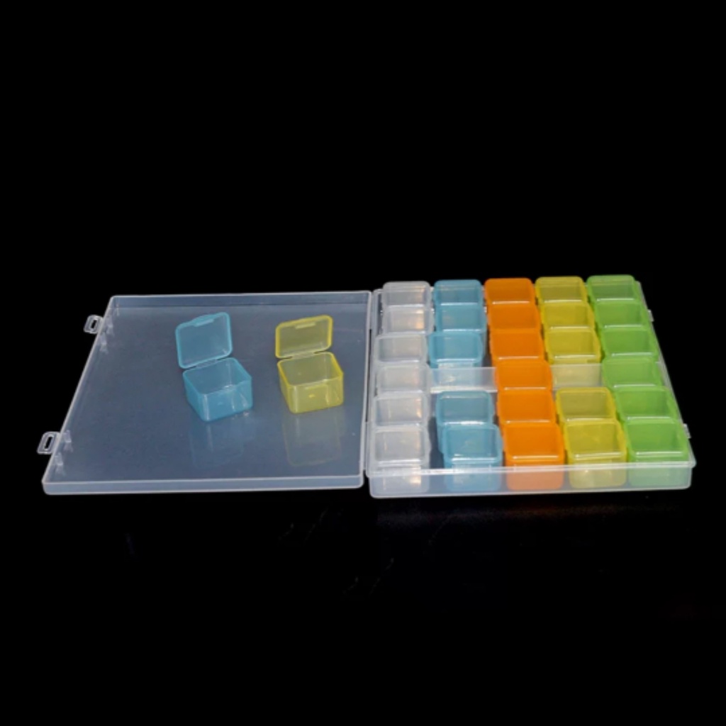 😍E-Talk😍 Pill Medicine Container Storage Box Holder Case kotak bekas ...