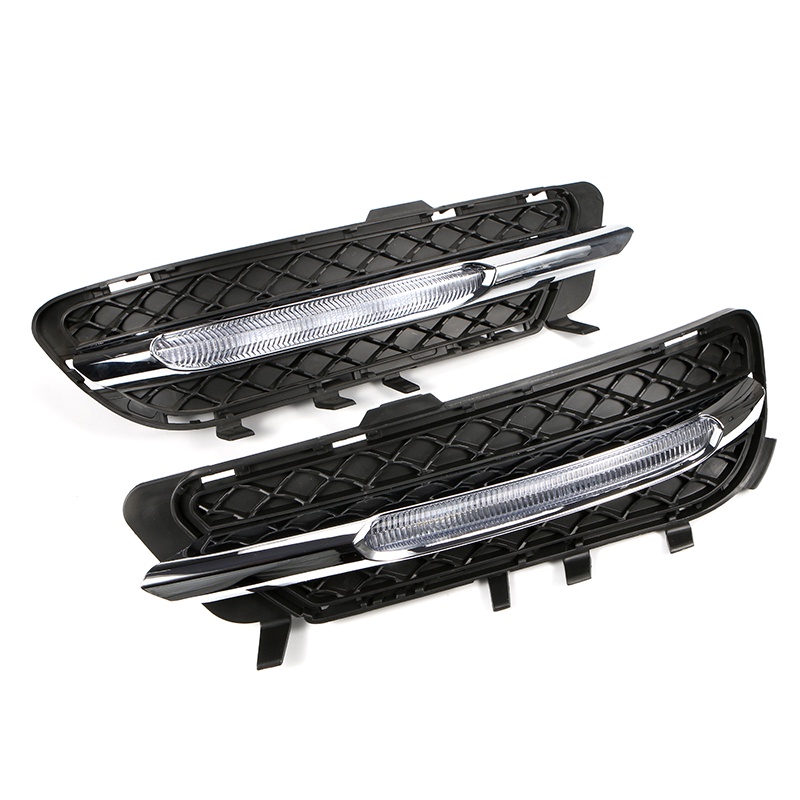 JIUWAN Car LED Daytime Running Lights DRL Fog Light Fit for Mercedes ...