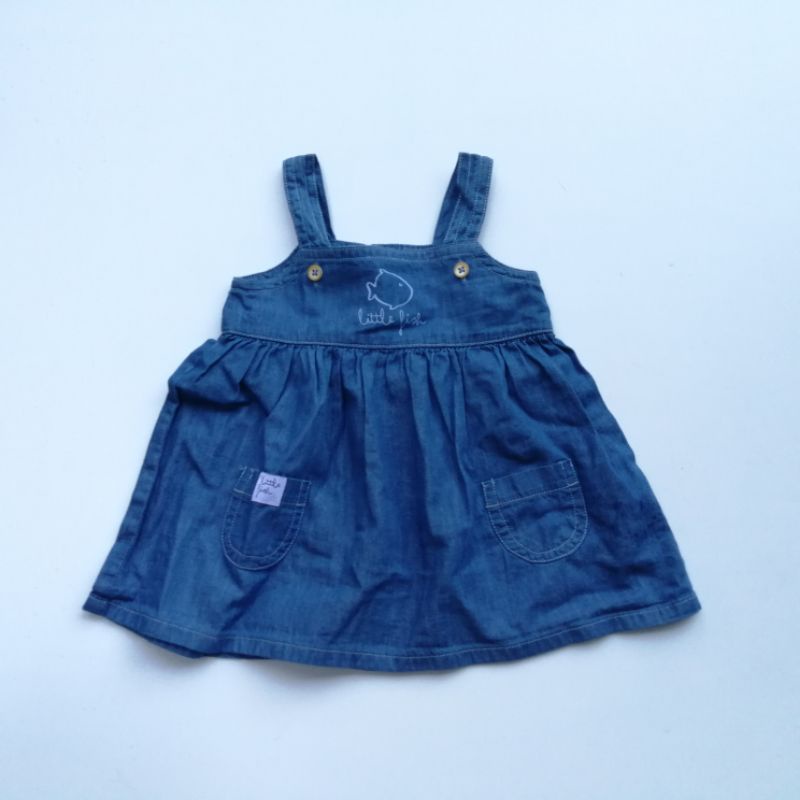 losan baby girl denim dress(1-9m) reject | Shopee Malaysia