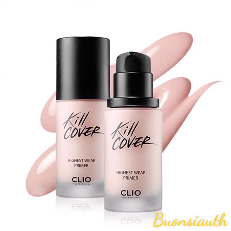 Clio Kill Cover Highest Wear Primer tones and protects the skin ...