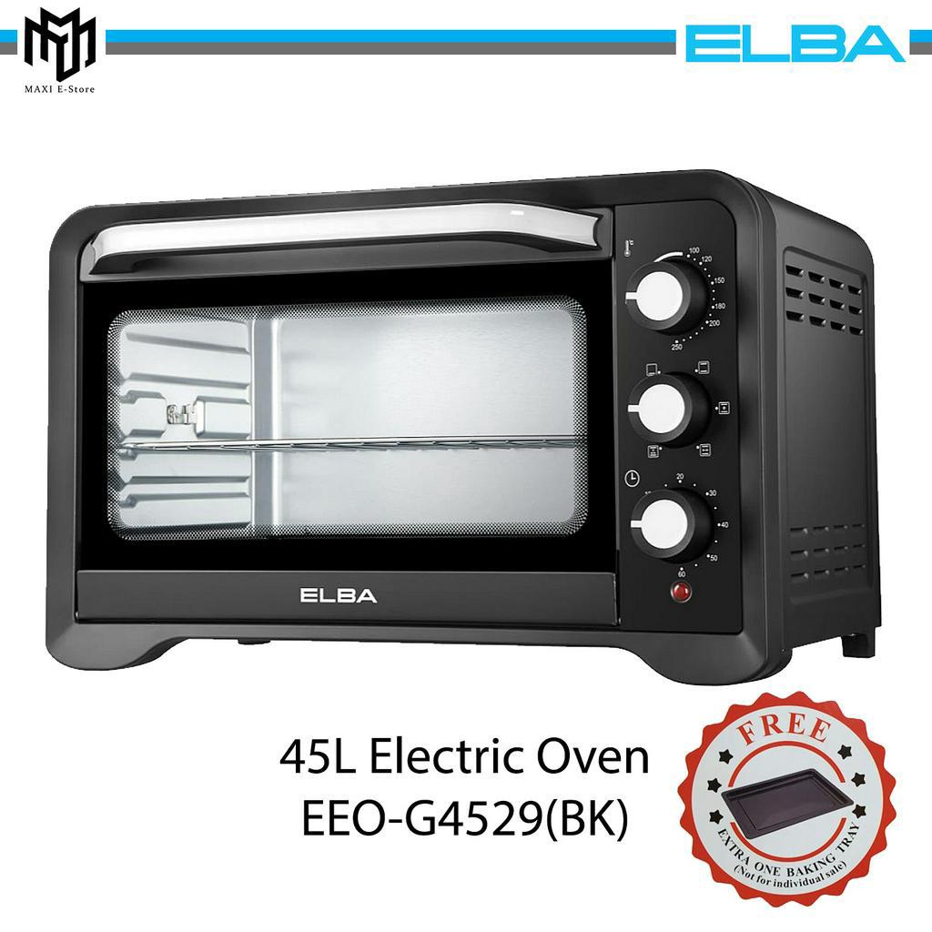 Elba EEO-G4529(BK) 45L Electric Oven 2000W - Top Bottom Heating ...