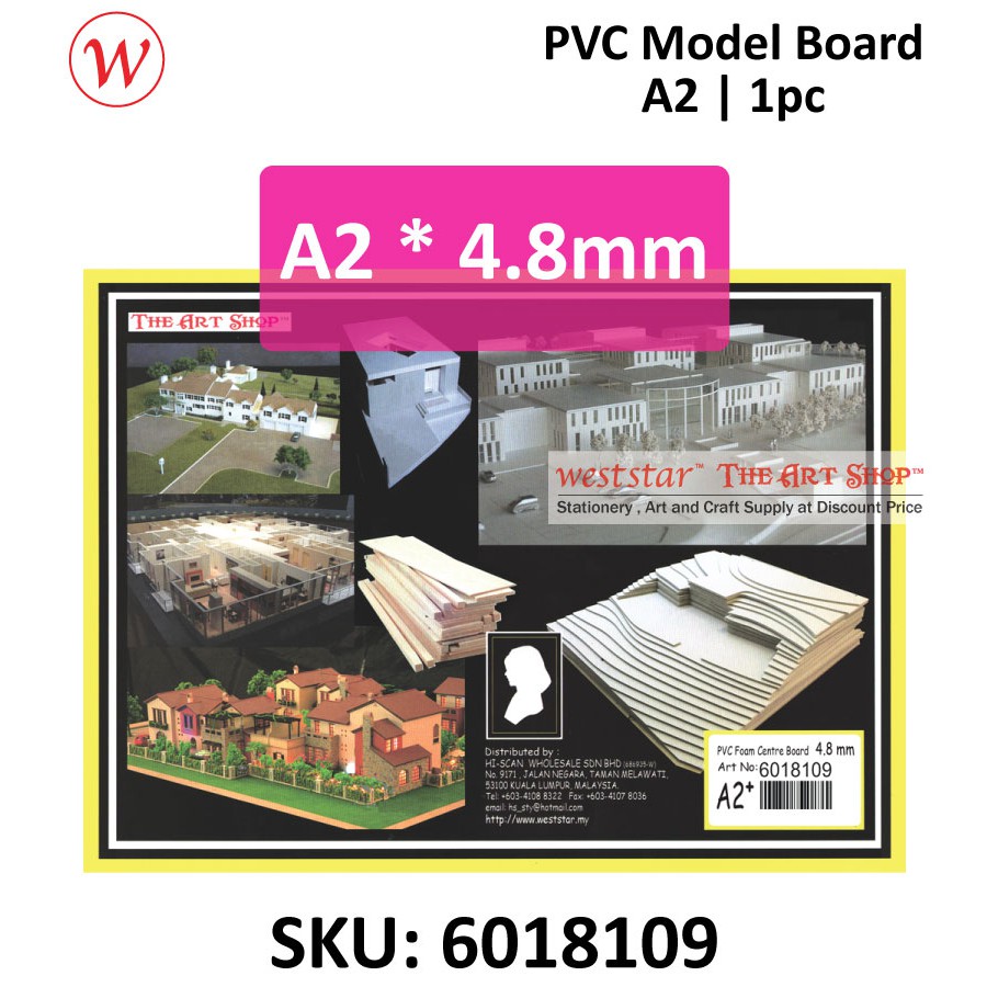 [Weststar] (2/2) A2,A1 PVC Model Board , Modeling Board | For ...