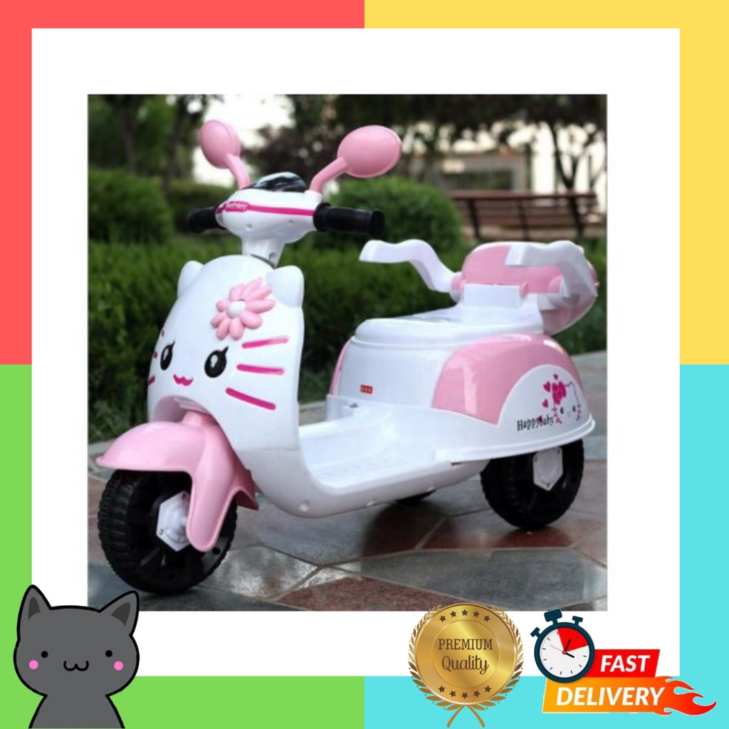 🚲Kids Electric Ride On Motor Rechargeable Battery Bike Mini Superbike ...
