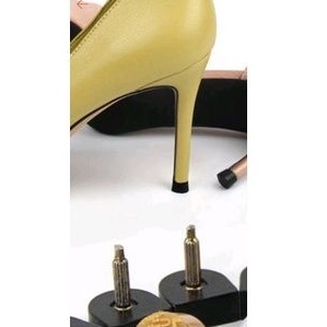 DIY Shoe Repair Lady High Heel Heel Cap Membaiki Ganti Getah Tumit ...