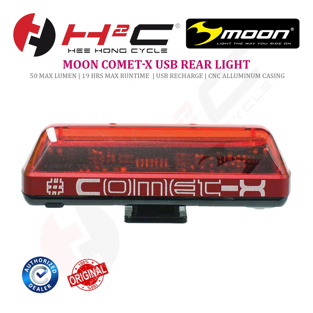 MOON COMET-X 50Lumen USB REAR LIGHT ( Original Product ) | Shopee Malaysia