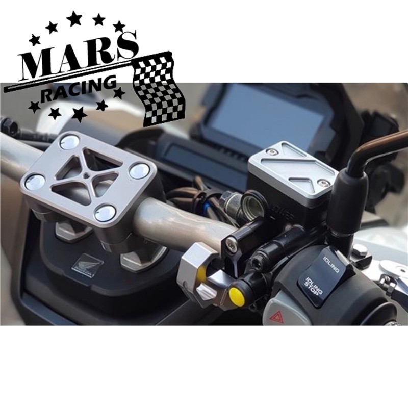 Motorcycle Accessories Handle Bar Mount Clamp Handlebar Mount Clamp Top Cover Bar For ADV150 ADV ...