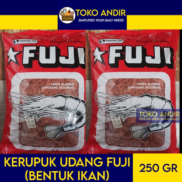 Fuji Fish Shaped Crackers Shrimp Flavor 250gr | Shopee Malaysia