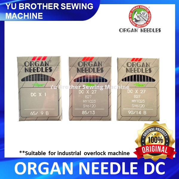🔥Borong Murah🔥Original Jarum Organ DC / Original Organ Needles DC / Jarum Mesin Jahit Tepi ...