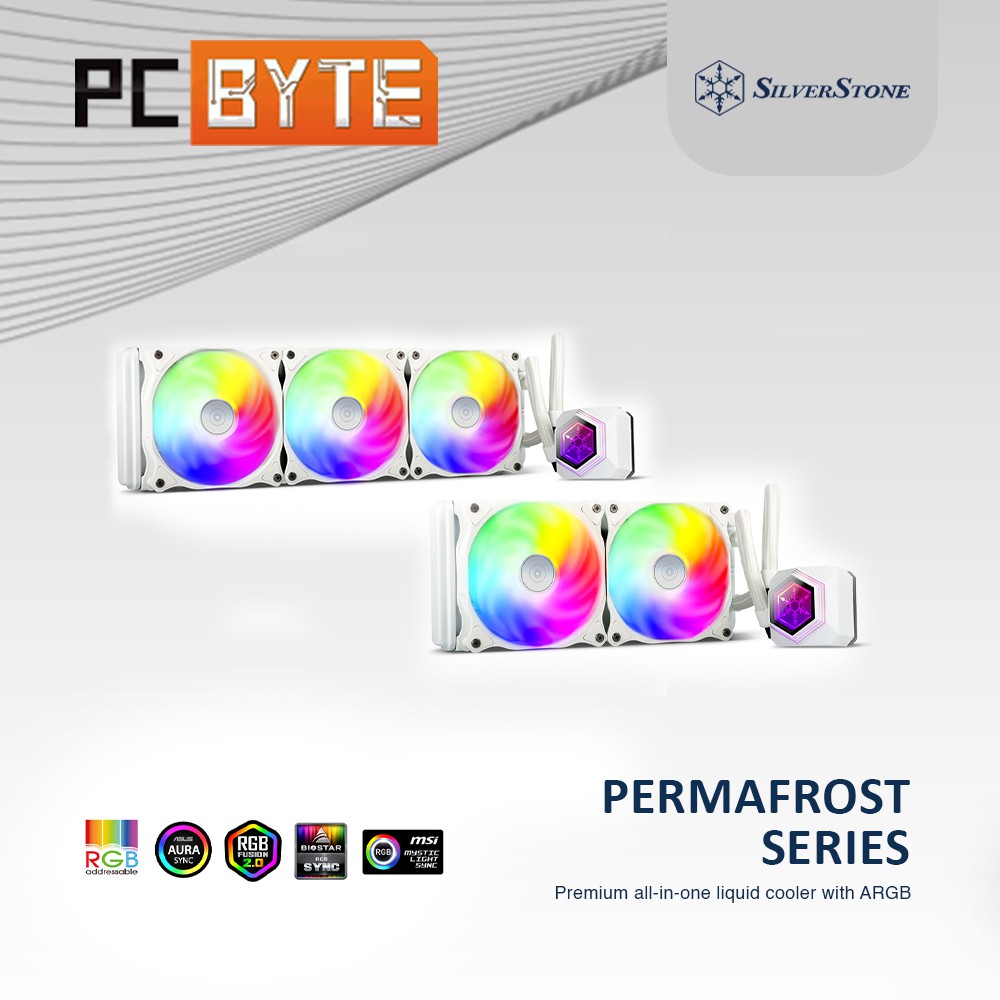 Silverstone PERMAFROST SERIES ARGB AIO Cooler | Shopee Malaysia