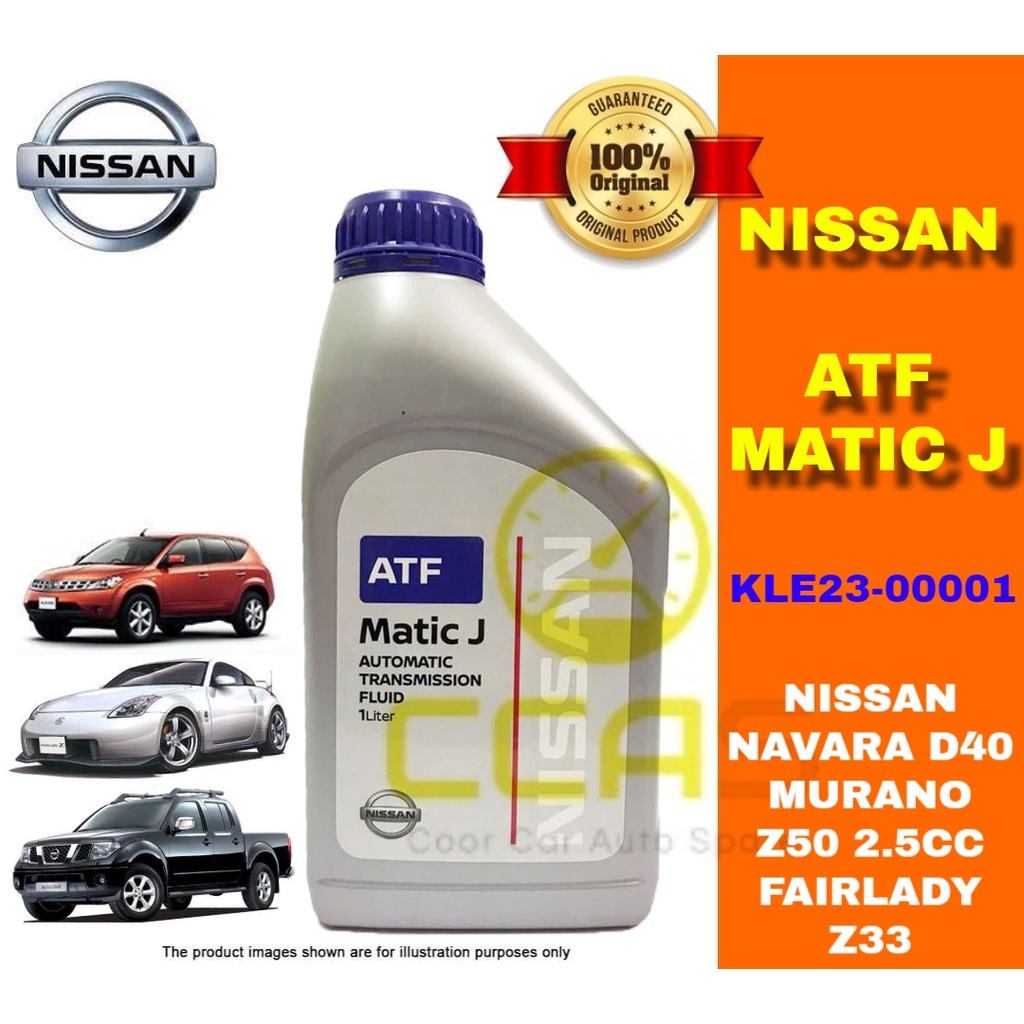 100% ORIGINAL Nissan ATF Matic-J Matic J 1L - Navara Elgrand Murano ...