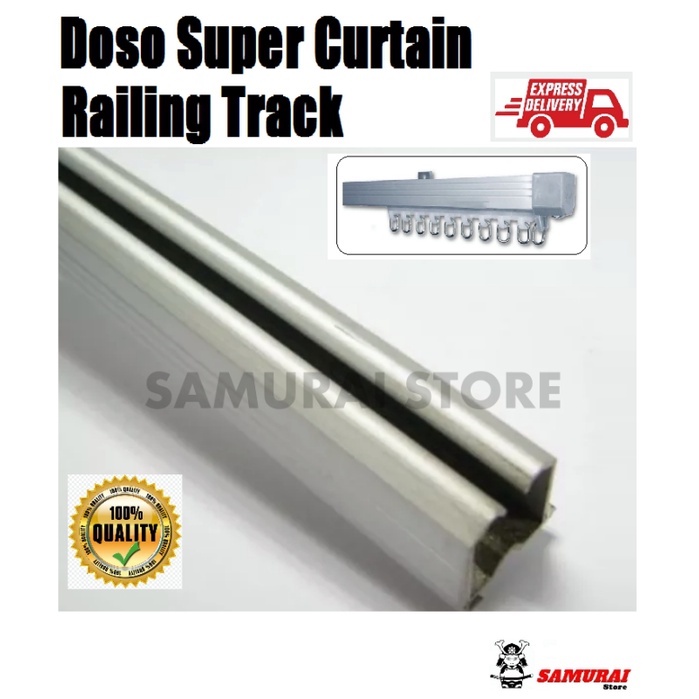 DOSO Super Curtain Railing Track / Track Langsir Aluminium / DOSO ...