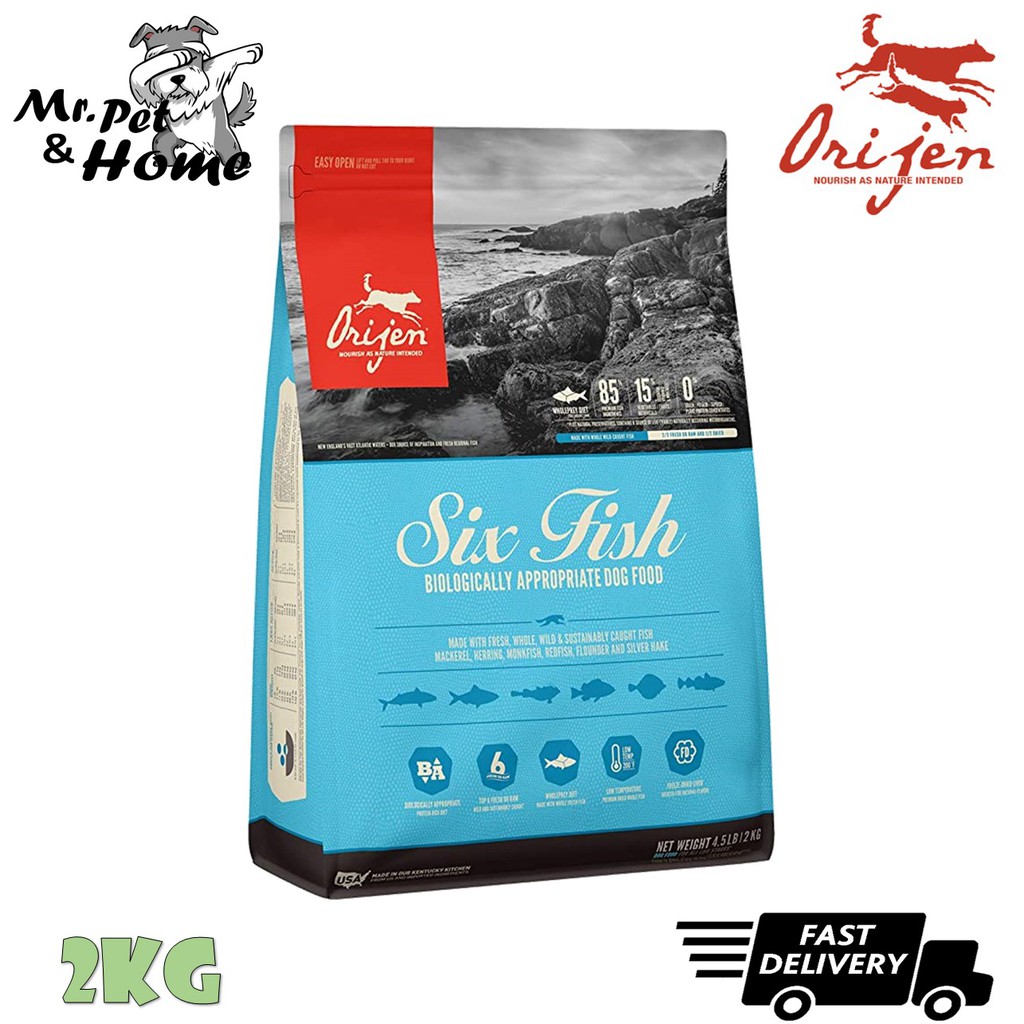 Orijen 6 Fish Dog - Dog Food / Dry Food (2KG) | Shopee Malaysia