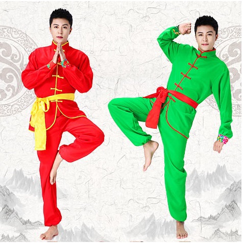 Wushu ClothingMan Martial Art Suit Tachi Attire Kungfu Uniform Chinese ...