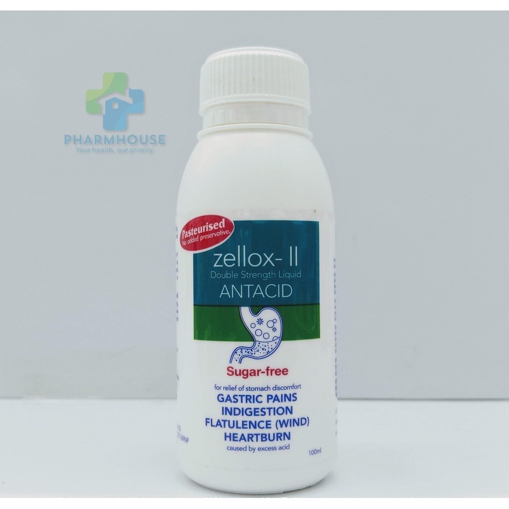 ZELLOX-II DOUBLE STRENGTH ANTACID SYRUP 100ML | Shopee Malaysia