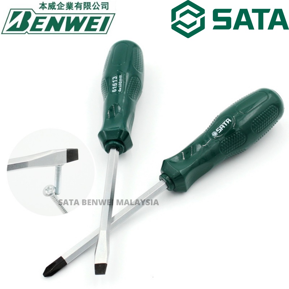SATA A SERIES GO THROUGH SCREWDRIVER / SCREWDRIVER PHILLIPS #2X100MM ...