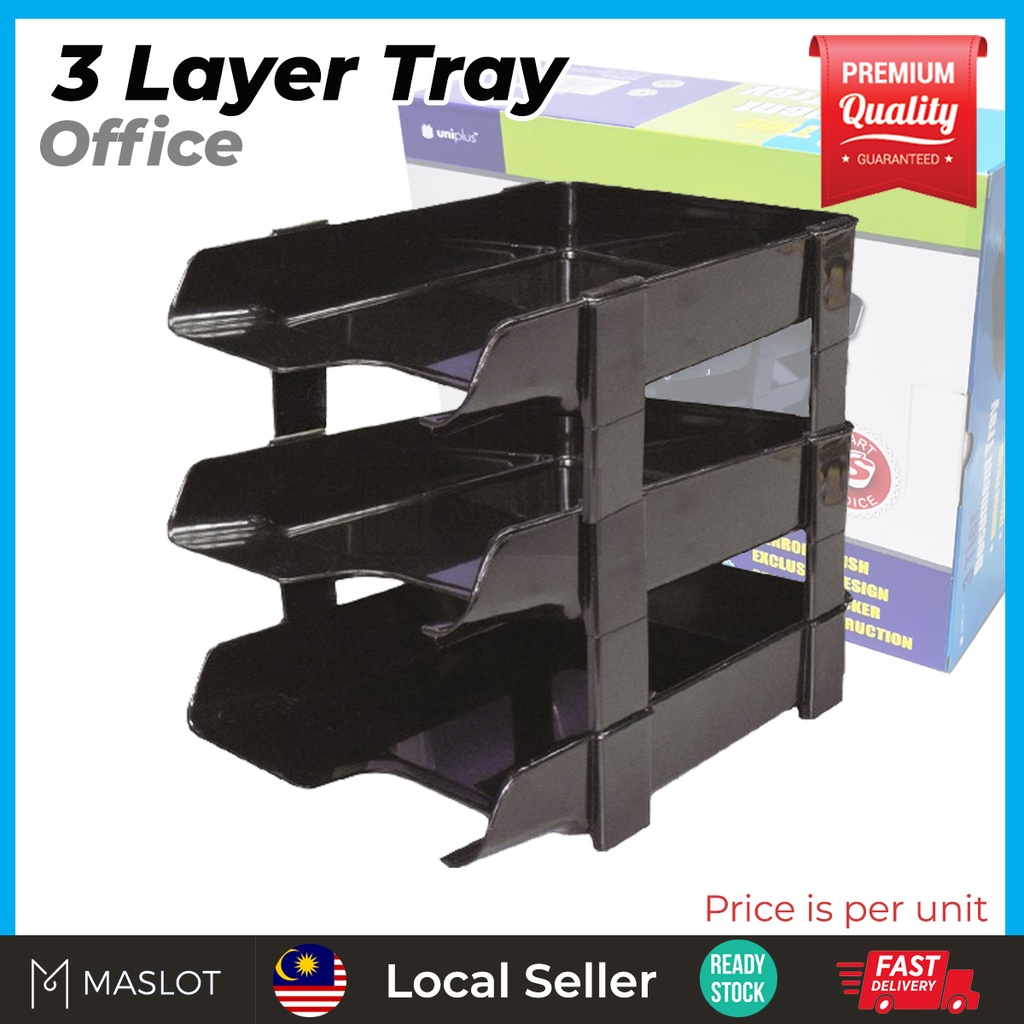Uniplus A4 Document trays Tray 2Tier/3 tier/In out trays-2layers/3 ...
