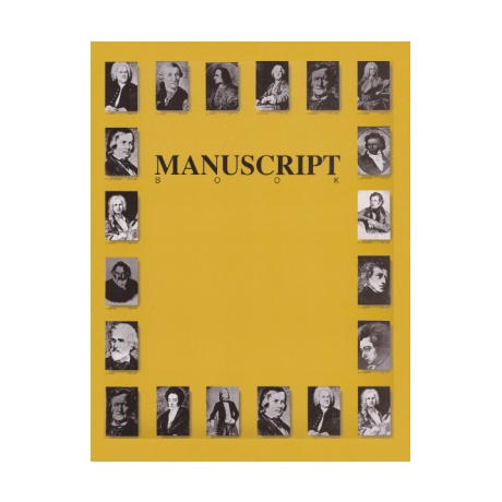 Music Manuscript Book A4 Size Composer / Children's Manuscript Book 4 ...