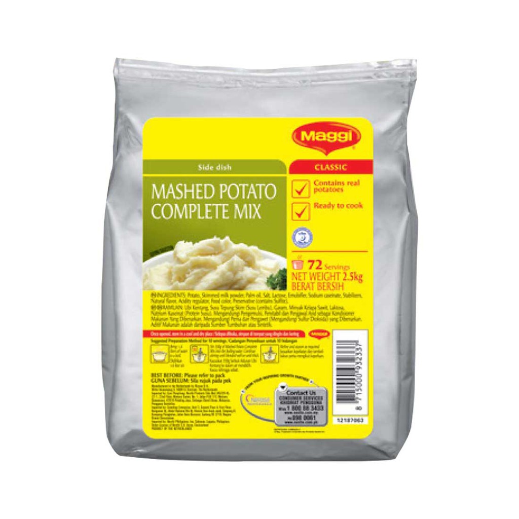 Maggi Pro Mashed Potato Complete Mix 2.5kg | Shopee Malaysia