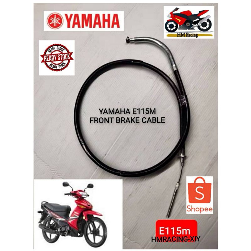 YAMAHA E115M E 115 M - FRONT BRAKE CABLE TALI BRAKE (STOCK AT SARAWAK ...