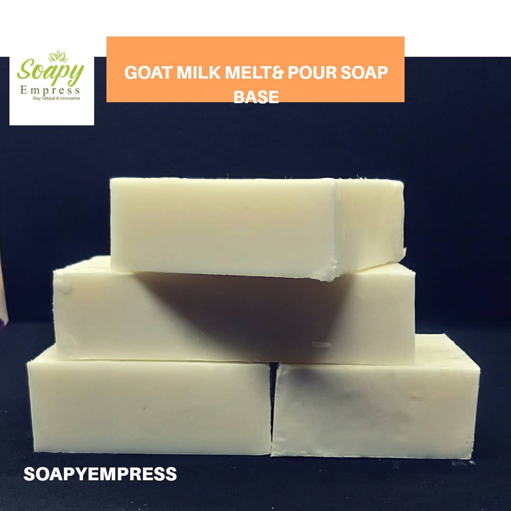 Goat Milk Melt & Pour Soap Base (Base Sabun Susu Kambing) | Shopee Malaysia