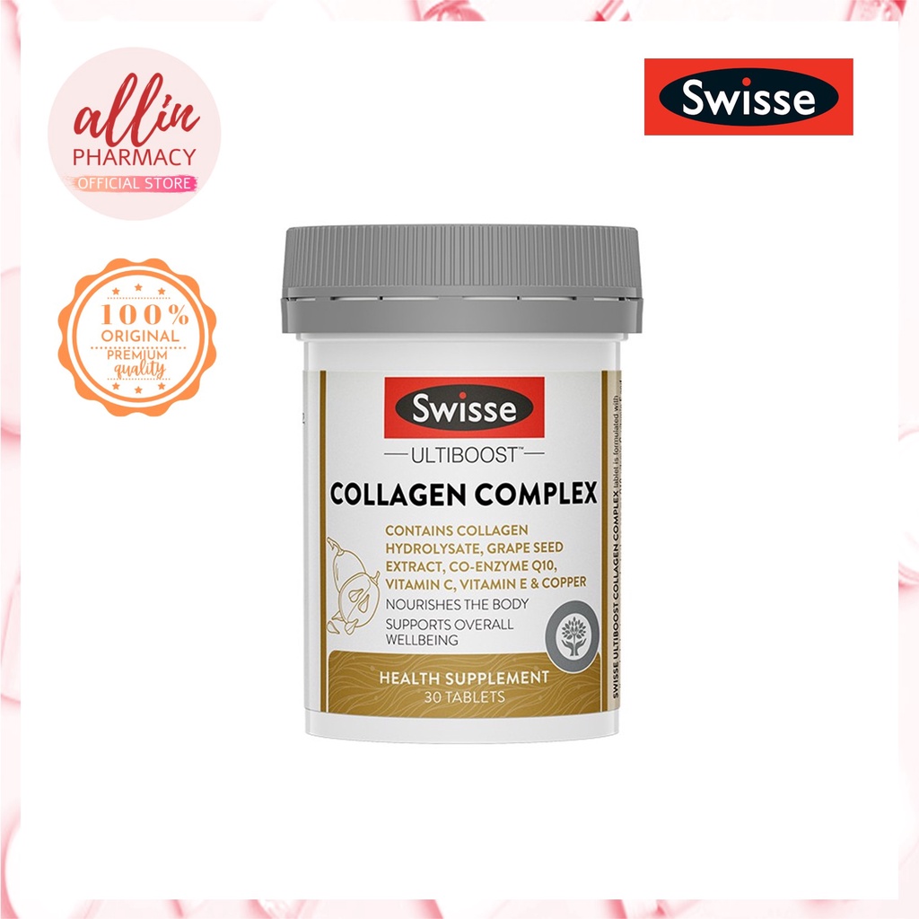 Swisse Ultiboost Collagen Complex 30 Tabs (EXP 04/26) | Shopee Malaysia
