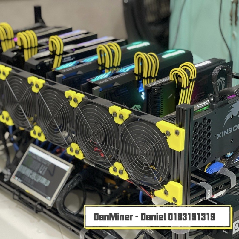NEWLY BUILD NVIDIA RTX 30 MINING RIG 8x GPU | Shopee Malaysia