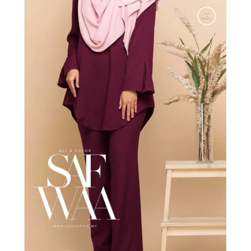 (NURSAFIA) SAFWAA SUIT | BAJU MUSLIMAH | Shopee Malaysia