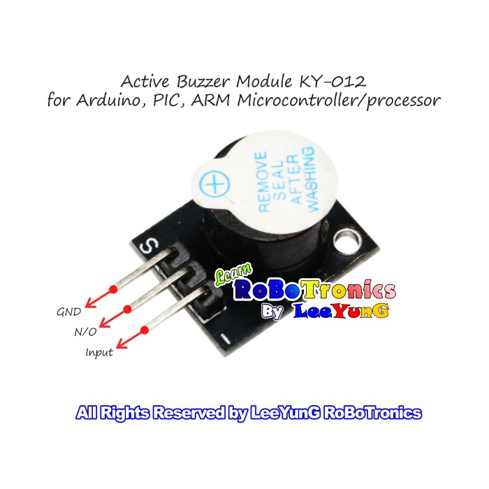 Arduino Active Buzzer KY-012 KY12 Module for Arduino Raspberry Pi ARM | Shopee Malaysia