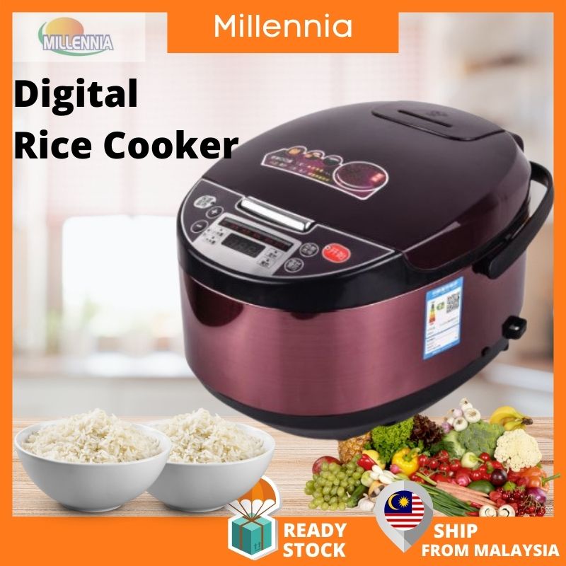 🔥Ready stock🔥 Multi Function Home Use 5L Non Stick Rice Cooker Steam ...