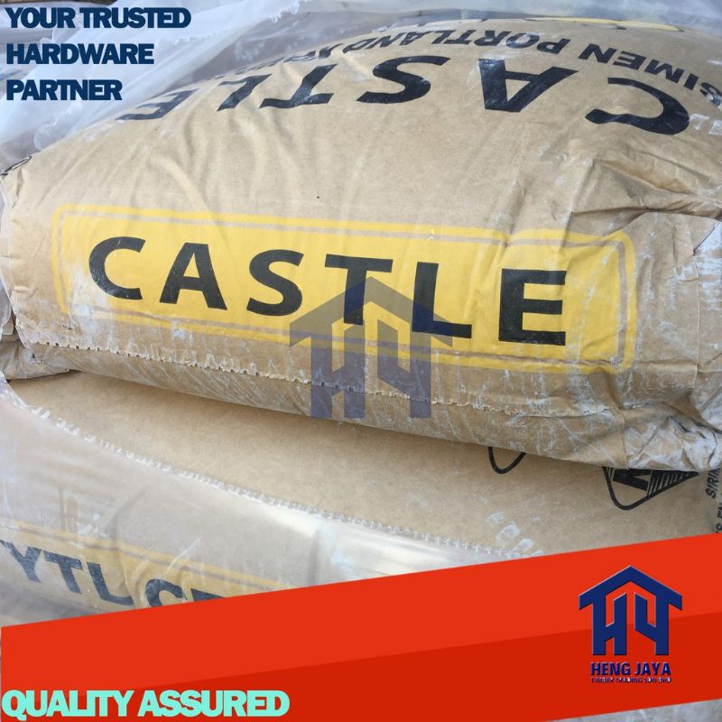 [YTL] Castle Portland Cement 1 KG/ Simen Kelabu YTL 1KG/ CEMENT ONLY ...
