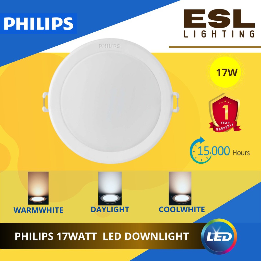 PHILIPS ESL Lighting Home Lighting Lampu rumah Philips LED Recessed ...