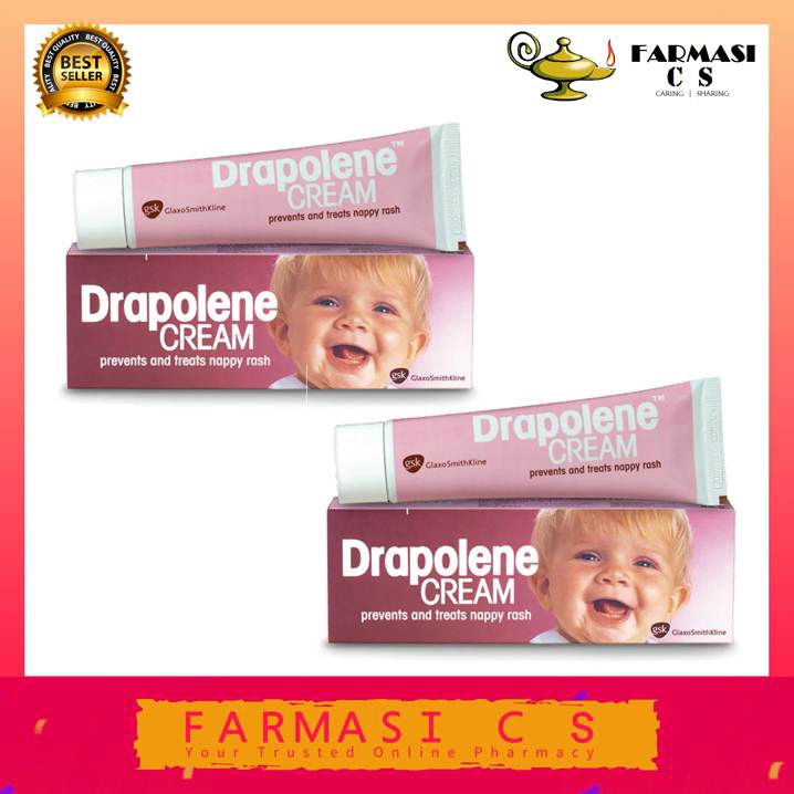 Drapolene Cream 55g x 2 (TWIN) EXP:02/2027 Diaper Cream [ Nappy Rash ...
