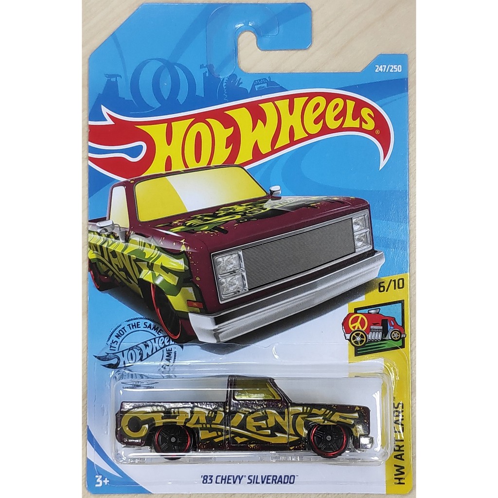 Hot Wheels 83 Chevy Silverado [1983 Chevrolet Slammed Trucks Art Cars ...