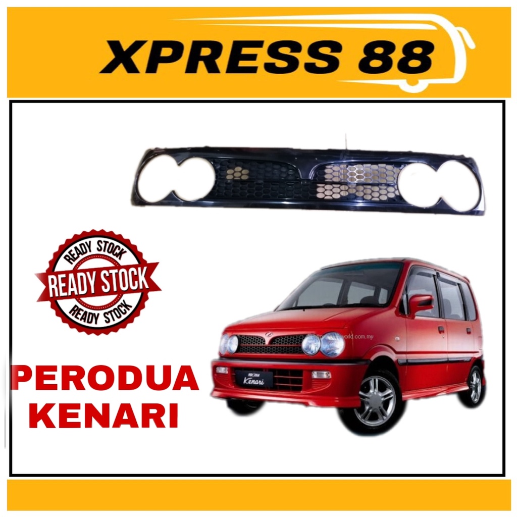 PERODUA KENARI 2003 YEAR FRONT BUMPER GRILL BUANTAN MALAYSIA | Shopee ...
