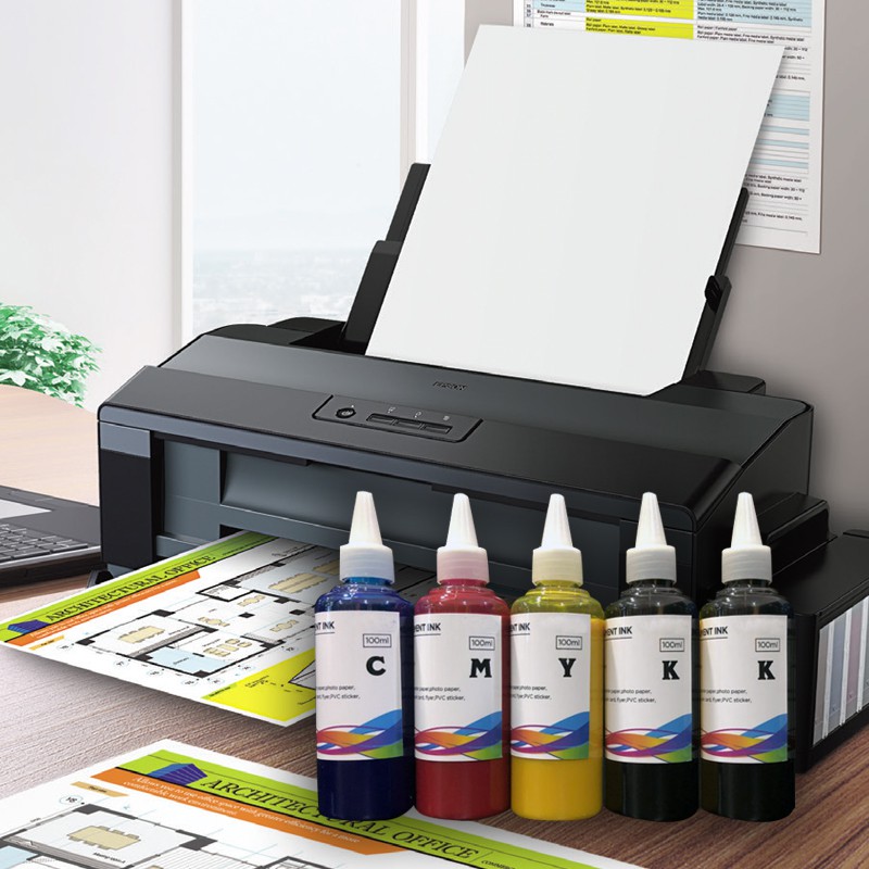 Epson L11050 A3 Ink Tank Printer Package with 1 Set 5 Colors Art ...
