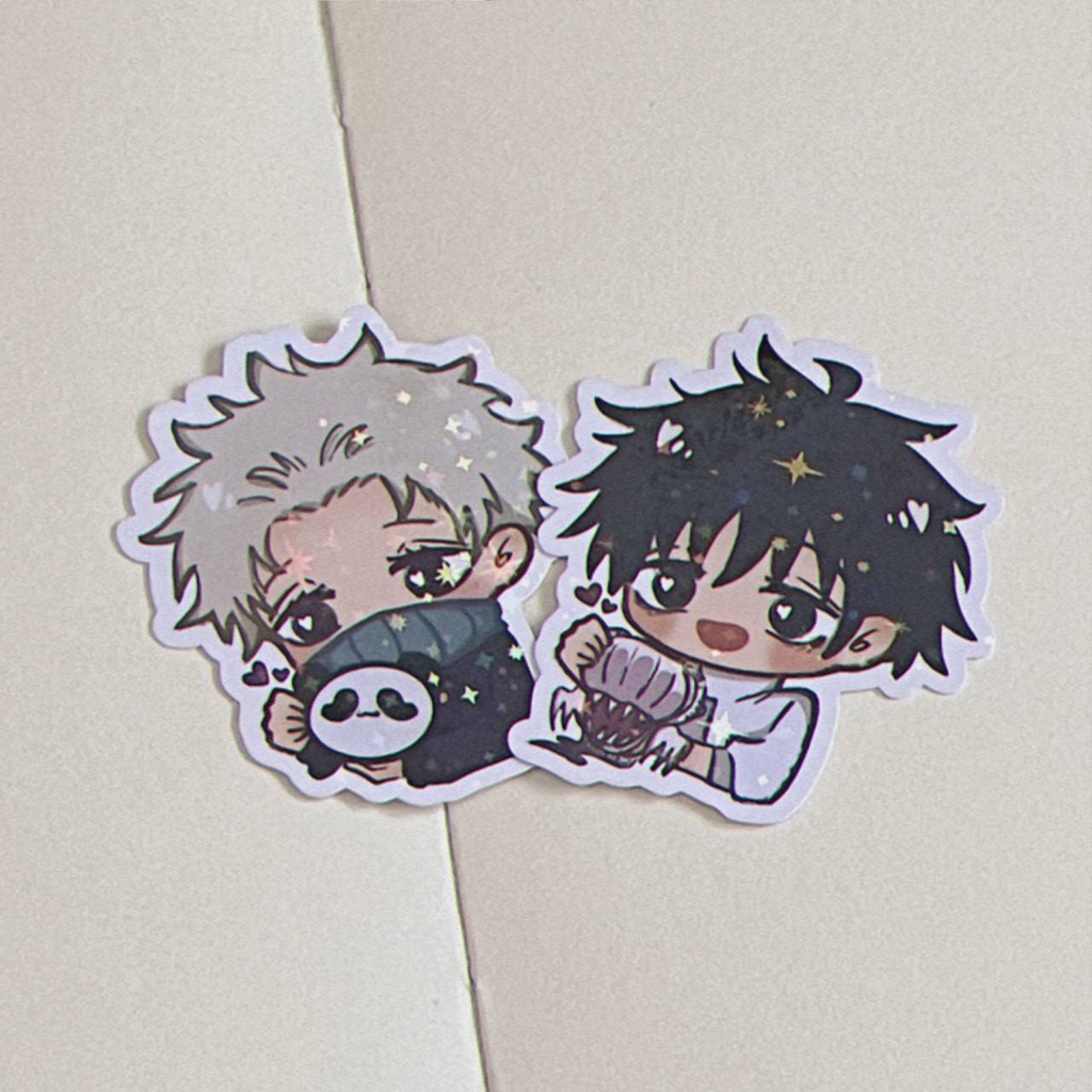 jujutsu kaisen ottoge stickers, keychain & stardust badges | yuta ...