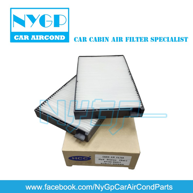 2Pcs Hyundai Grand Starex Air-Con Distribution Cabin Filter (97617 ...