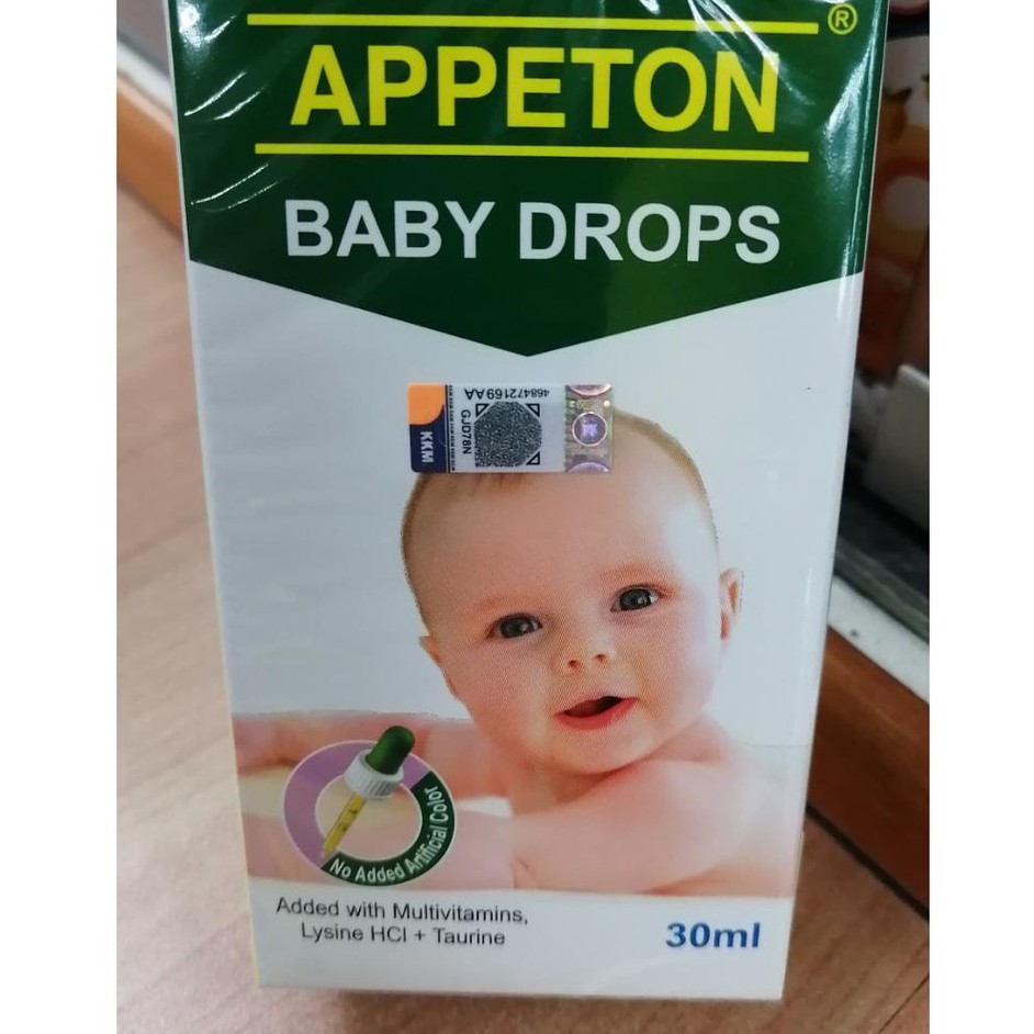 APPETON Multivitamin Infant/Baby Drops 30ml (NEW & IMPROVED FORMULA ...