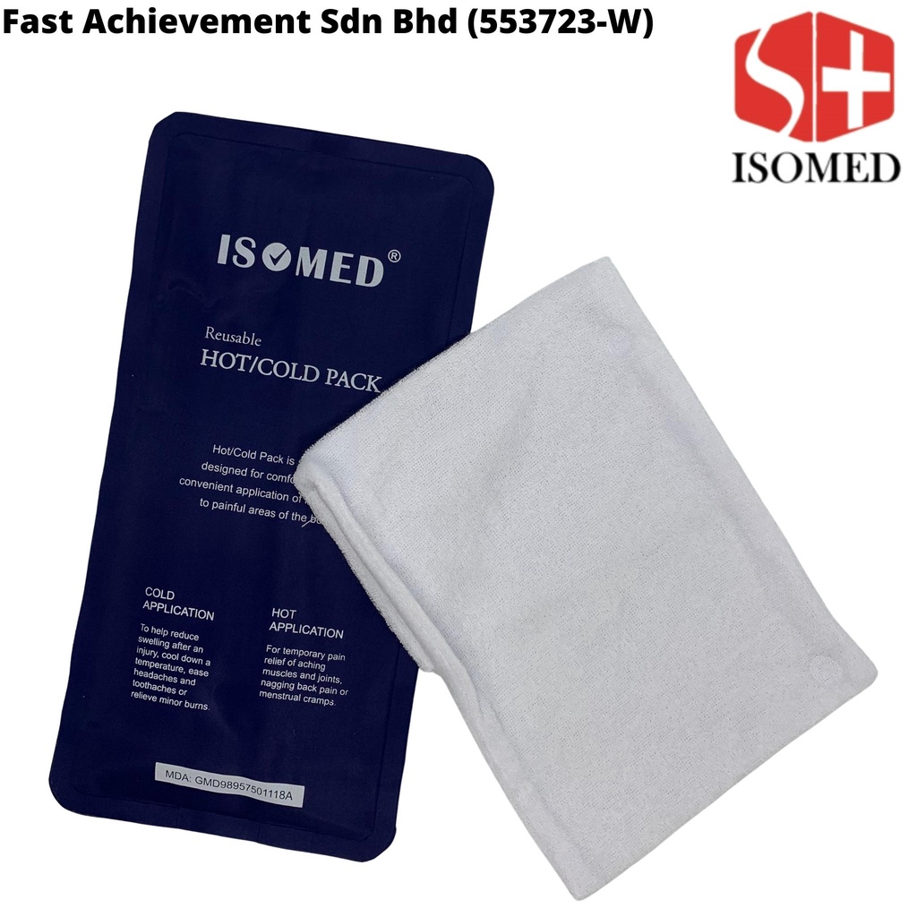 ISOMED Hot Cold Pack FREE Cotton Cover (MDA Approved) (Dual Usage Pack) (Resusable Pack ...