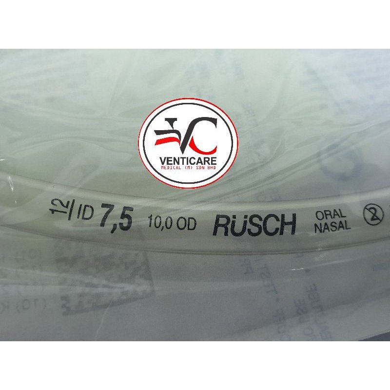 ENDOTRACHEAL TUBE CUFFED (SUPER SAFETY CLEAR) BRAND RUSCH STOCK ...