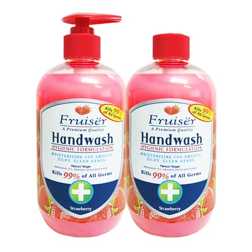 Fruiser Refill Pack Handwash Strawberry 2x500ml | Shopee Malaysia